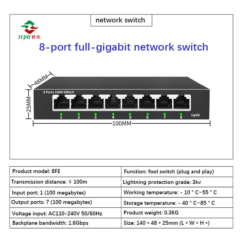 Unmanaged-5-Port-Network-Switch-8-Port-Network-Switch-1-6gb-Network ...