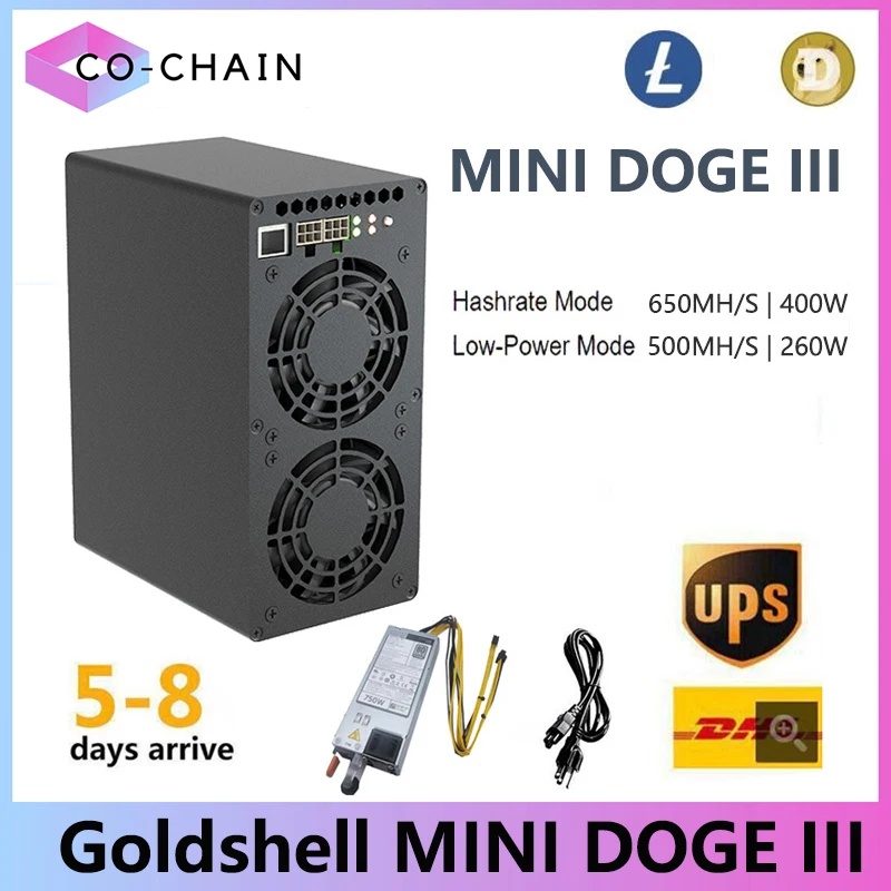 New-Goldshell-MINI-DOGE-3-Miner-LTC-and-Doge-Coin-Miner-Rig-Mini-Doge ...