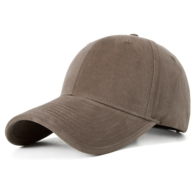 XXL Brushed Big Head Winter Men Baseball Caps Large Size Cotton Hard ...