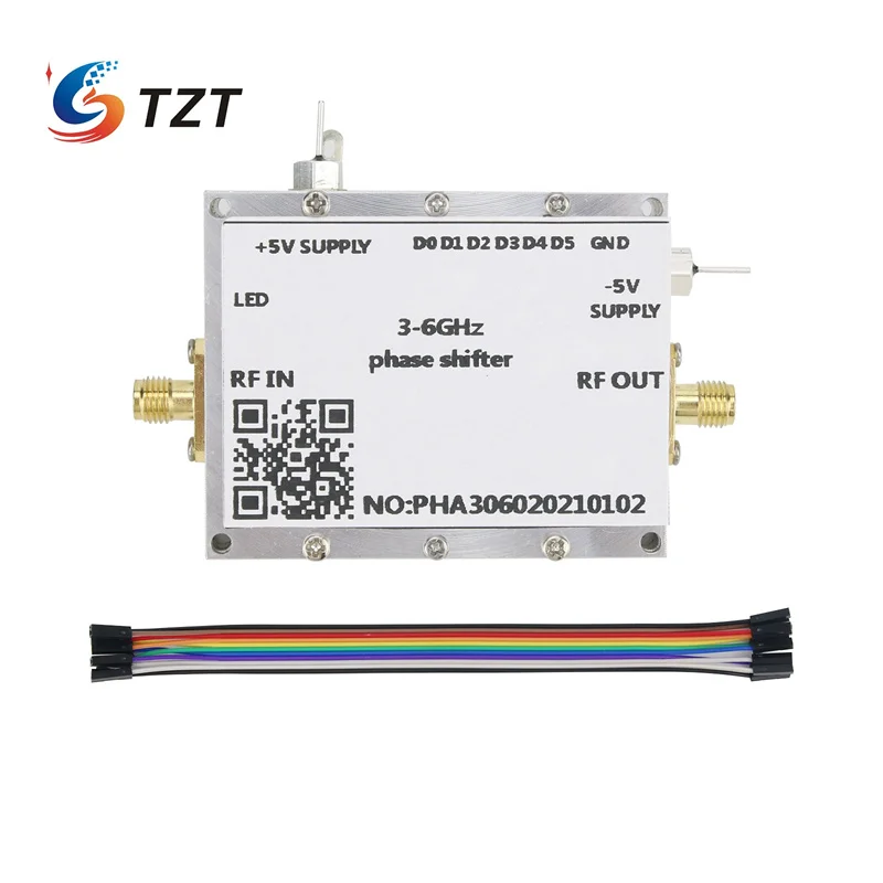 TZT 3-6GHz RF 5.8G Digital Phase Shifter C-Band Microwave Phase Shift ...