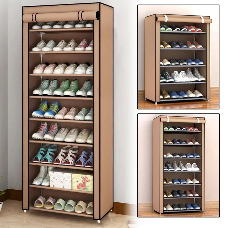 Multi-layer-Combination-Shoe-Rack-Dustproof-Storage-Shoe-Cabinet-School ...