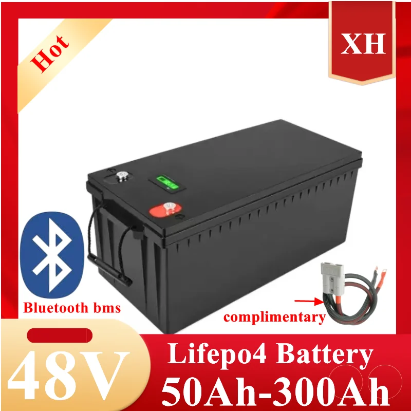 XH 48V 50Ah 100Ah 150Ah 200Ah 300Ah Lifepo4 Lithium Battery pack ...