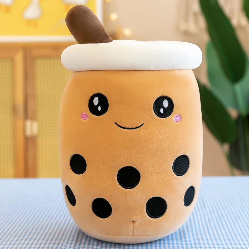 22-70cm Giant Size Bubble Tea Plushies Squishy Milk Tea Boba Pillow ...