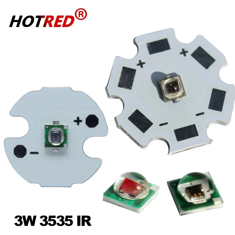 10pcs-3W-3535-EPILEDs-Infrared-IR-850NM-730NM-940NM-High-Power-LED ...