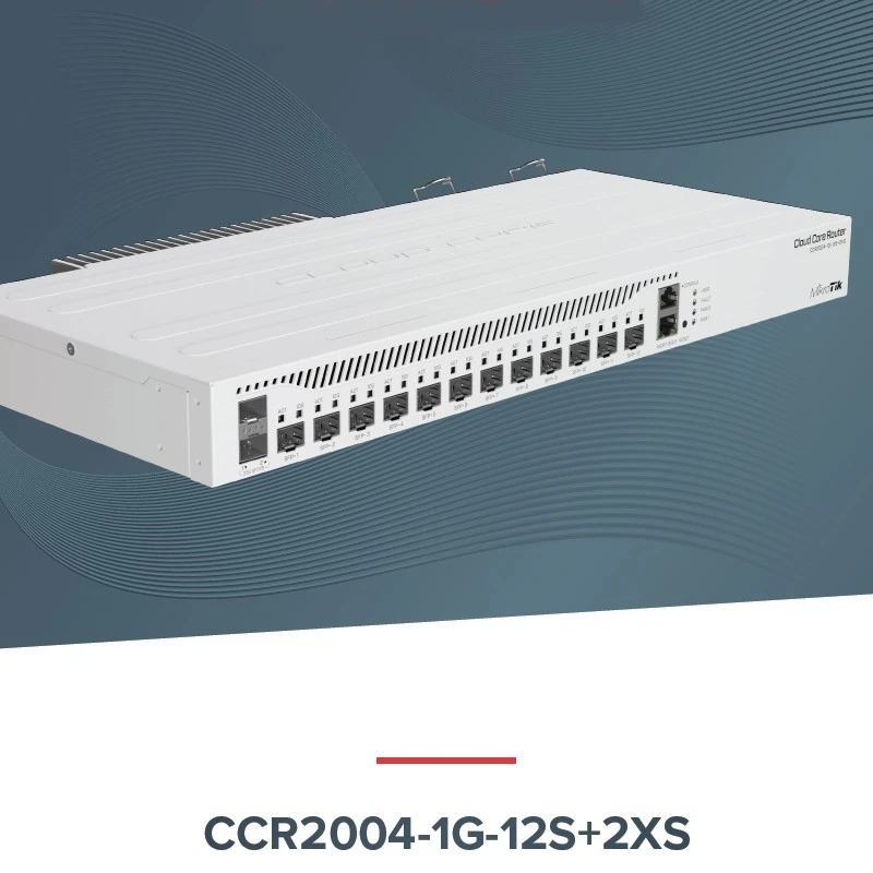 Roteador original mikrotik CCR2004 1G 12S + 2xs 10 gigabit porta óptica ...