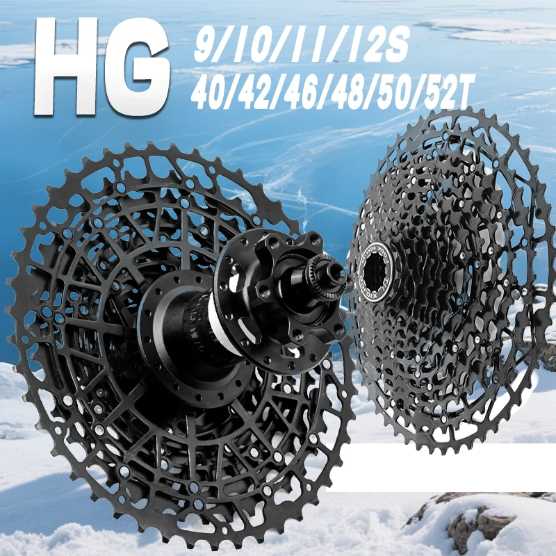 HG 12-speed Cassette Bicycle Freewheel 11 32 34 40 42 50 Cassette 9 10 ...