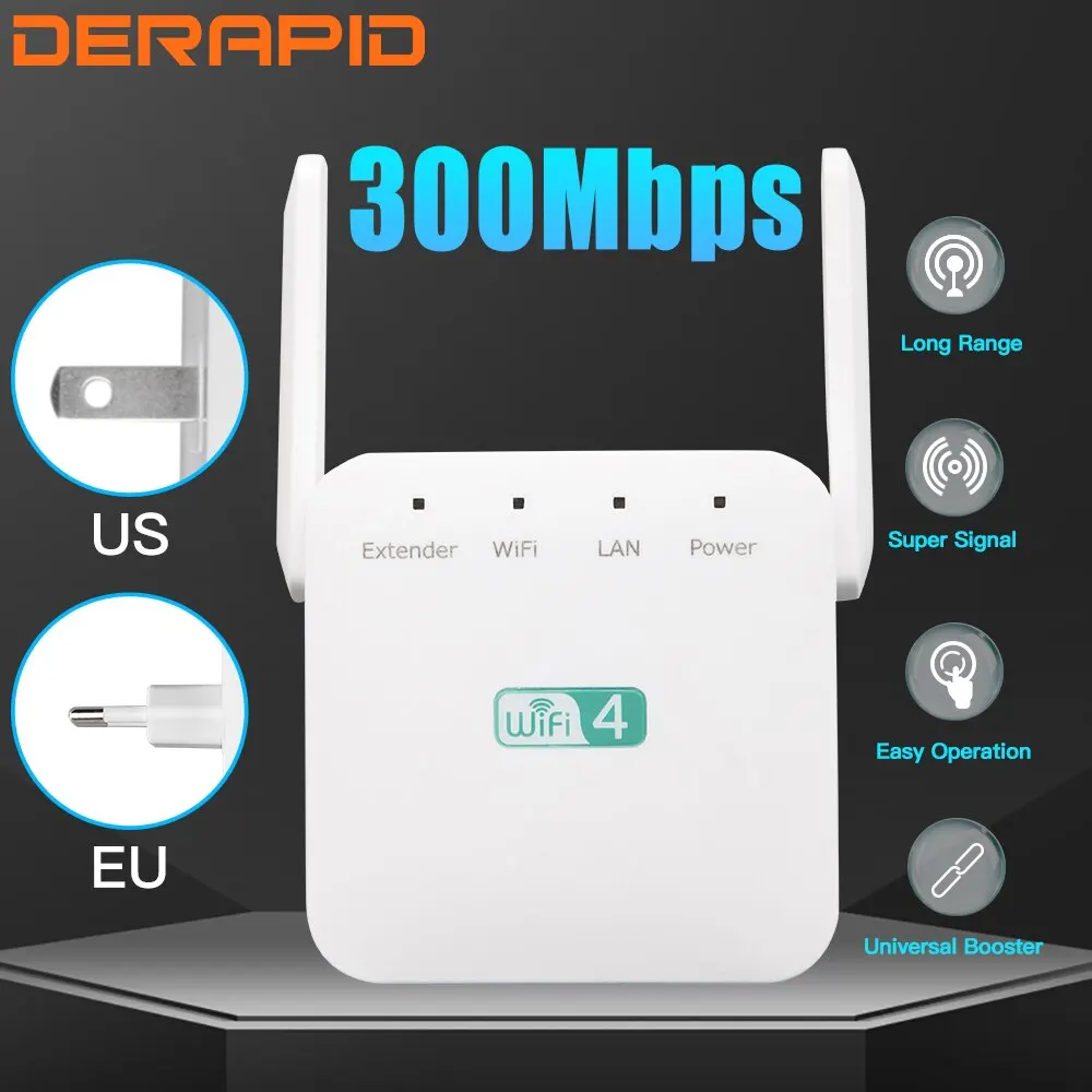 300Mbps-WIFI-Repeater-Remote-Wi-Fi-Amplifier-802-11N-WiFi-Signal ...