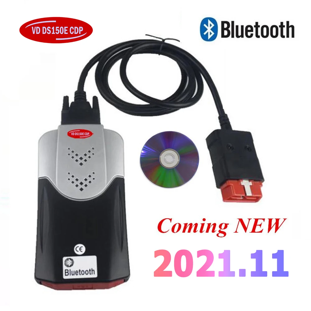 2023ใหม่ Keygen CD 2021.11ใหม่ Vci VD DS150E CDP บลูทูธ OBD2รถบรรทุก ...