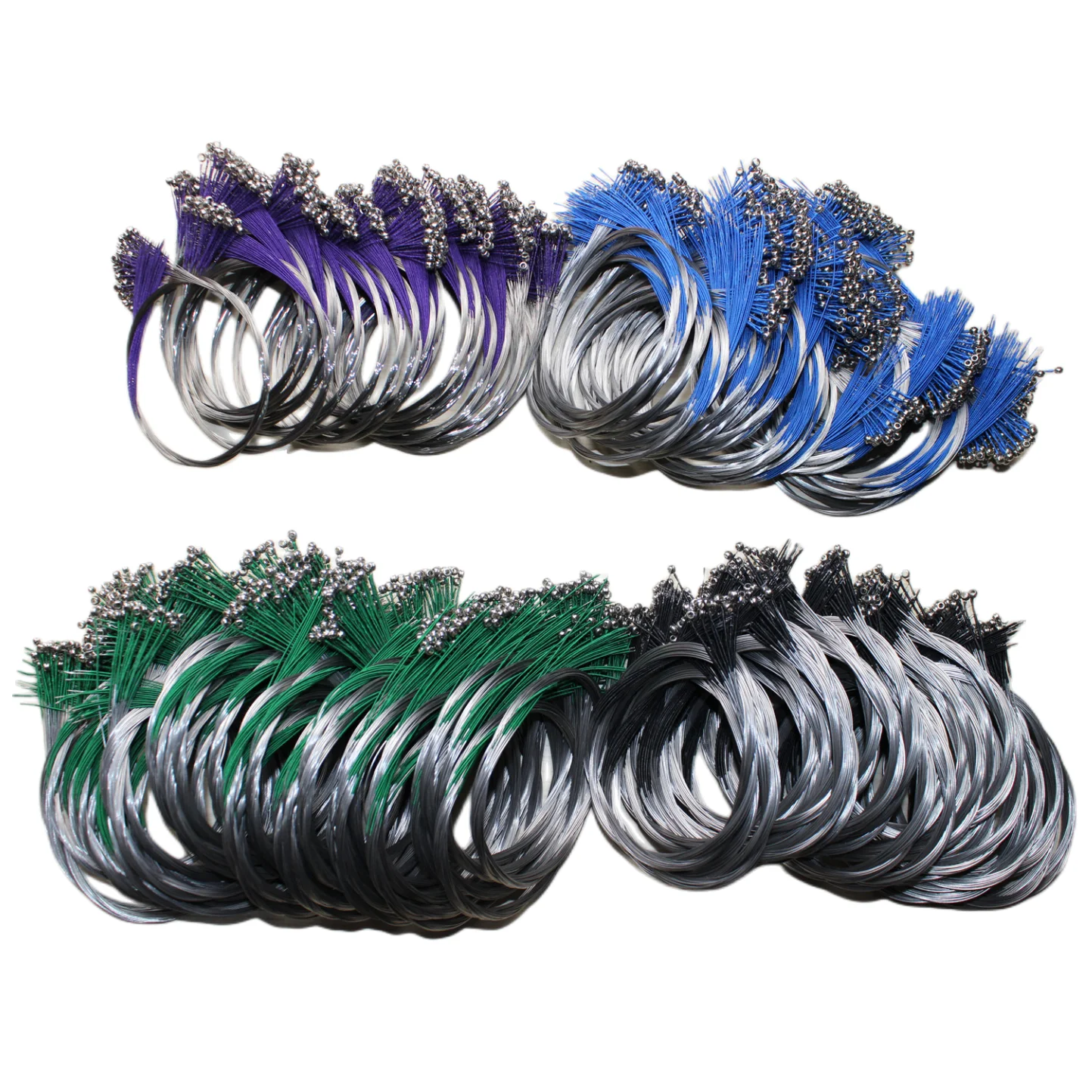 50 sets Brand new 3/4 4/4 violin size german silver strings ball end ...