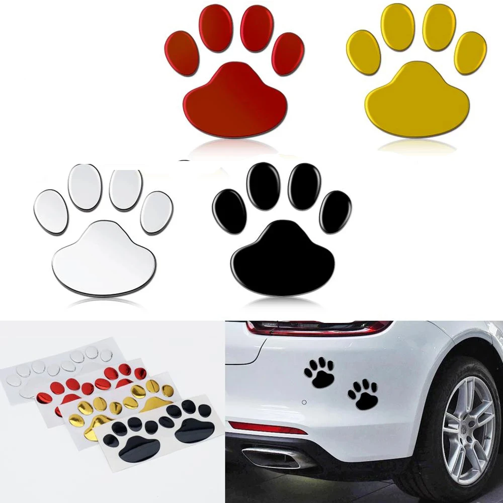 1-par-adesivos-de-carro-e-decalques-pata-3d-animal-c-o-gato-urso-p ...