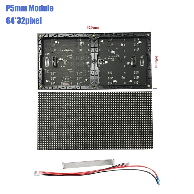 Cheap Outdoor Led Display Module P5 320x160mm 320mm X 160mm 64x32 Pixel