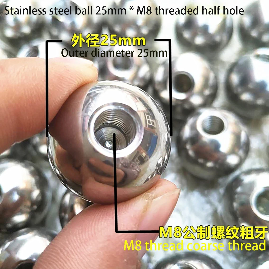 Solid-Half-Hole-Stainless-Steel-Ball-M2-M3-Metric-Threaded-Steel-Ball ...