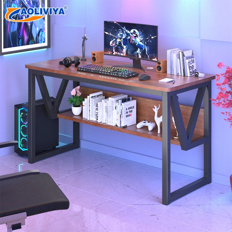 Wooden Gaming Computer Desk