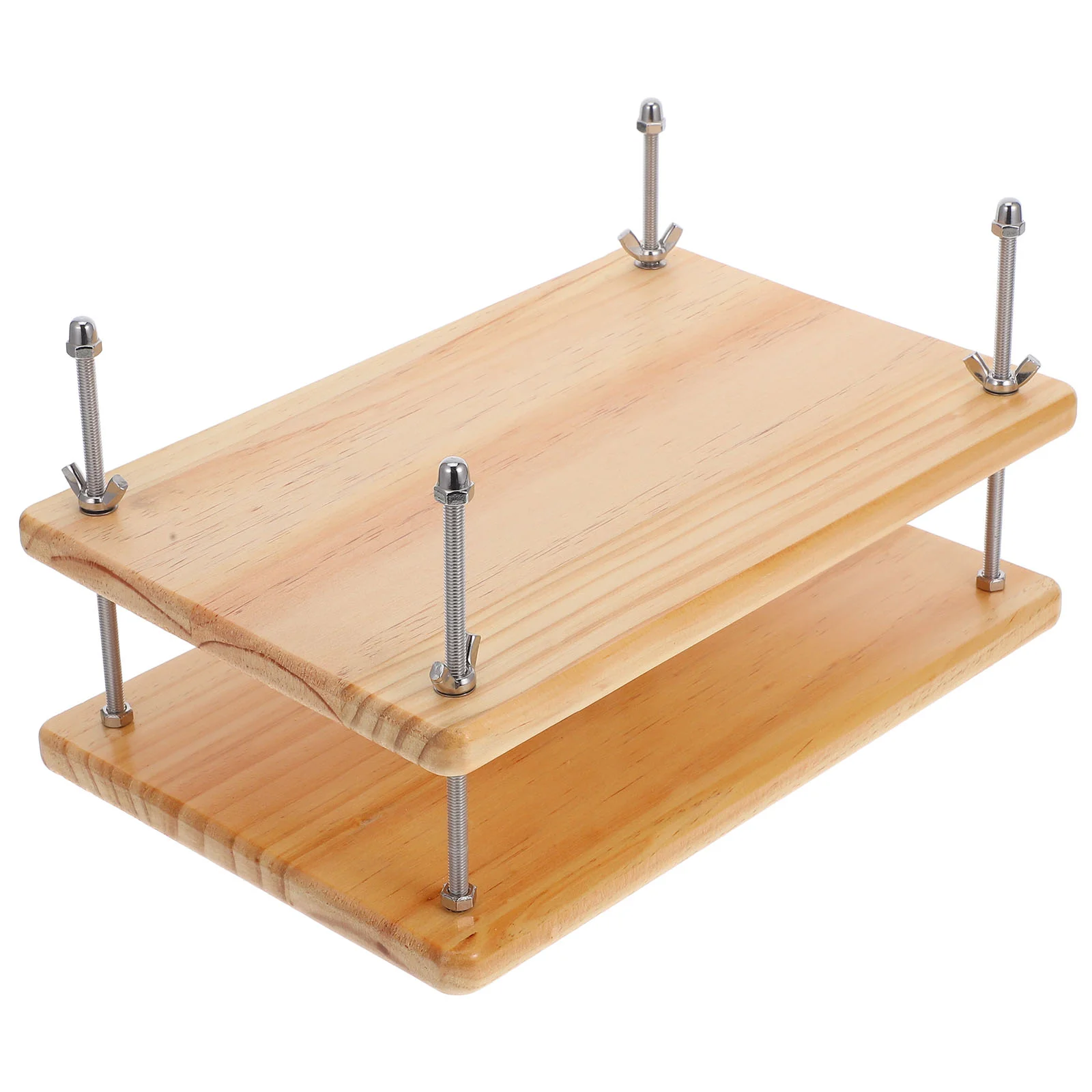 Wooden-Book-Binder-Binding-Press-Tool-Tofu-Plate-Manual-Machine-Metal ...