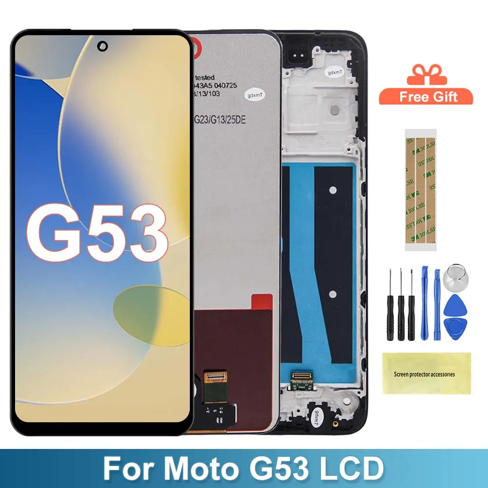 6.5'' Super Screen For Motorola Moto G53 LCD Display Touch Screen ...