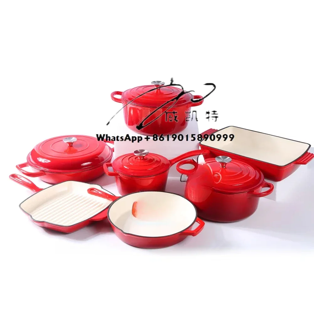 Why the Enamel Coated Cast Iron Cookware Set Is the Ultimate Upgrade ...