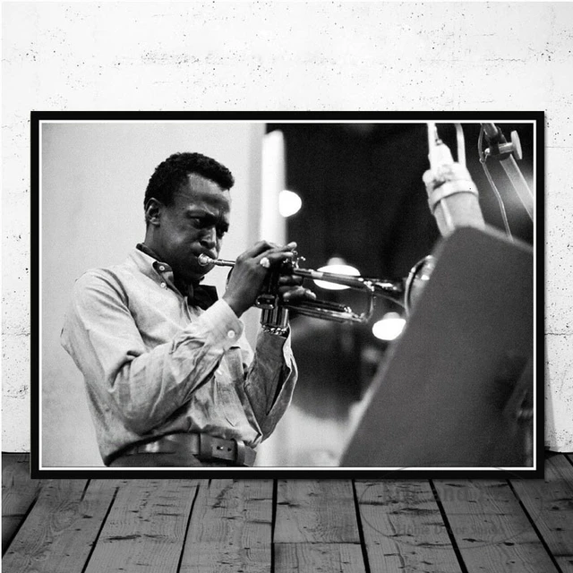 Miles Davis Poster Kind Of Blue