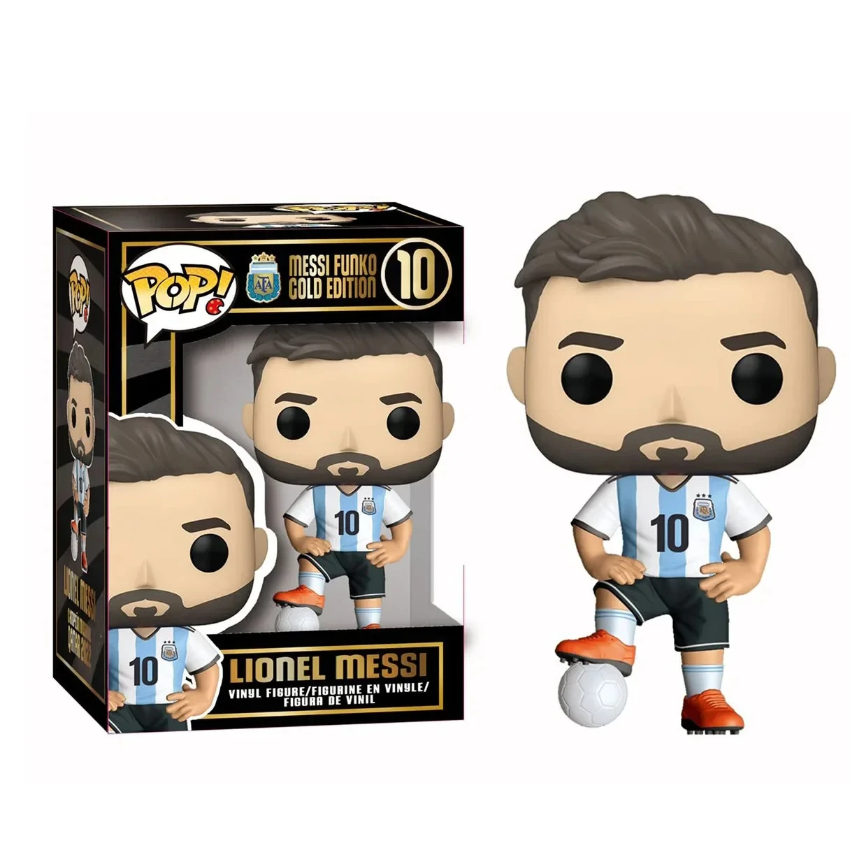 Funko-Pop-Lionel-Messi-Action-Figure-for-Children-Black-Gold-Edition ...