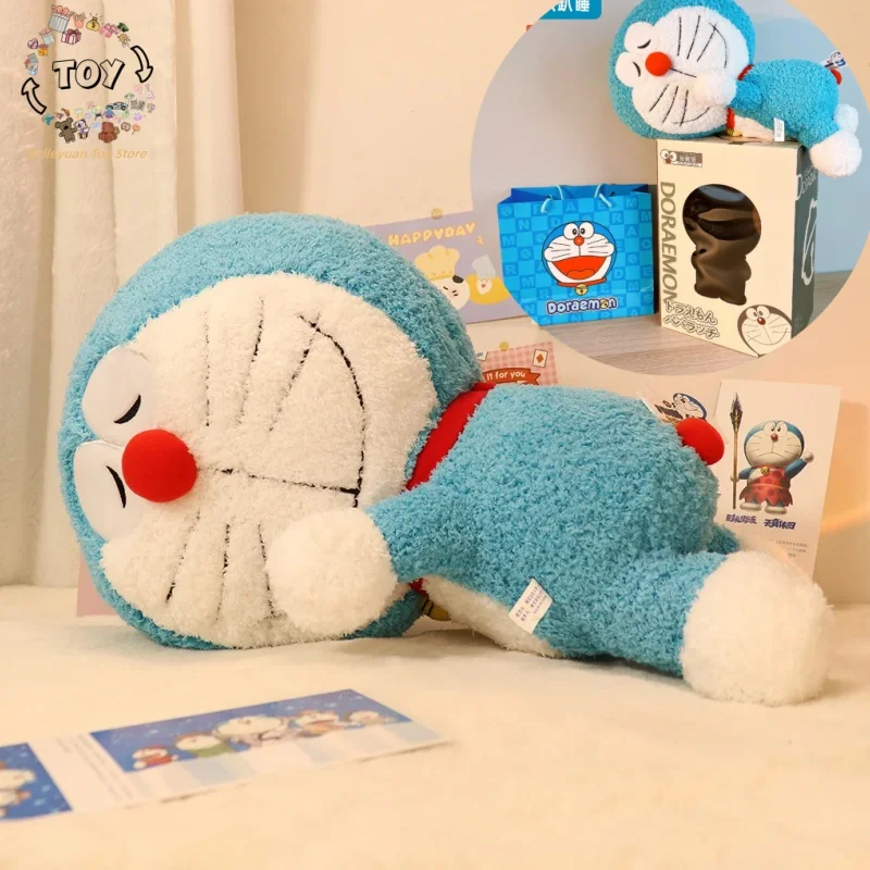 Japanese-40cm-Doraemon-Cute-Sleeping-Posture-Robot-Cat-Doll-Stuffed ...