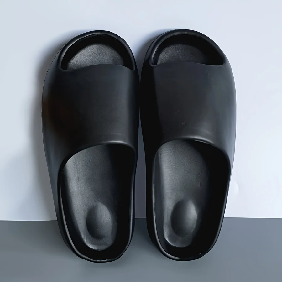 Minimalist-Solid-Color-PVC-Slides-Casual-Wear-resistant-Quick-Drying ...