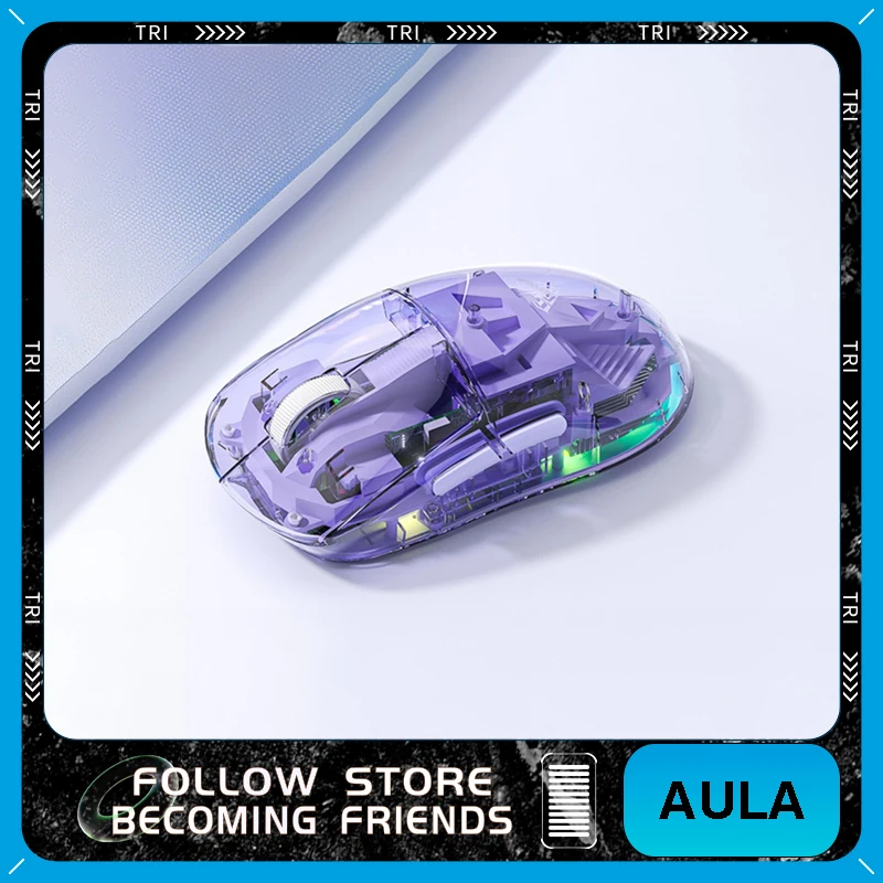AULA-SC660-Wireless-Mouse-Bluetooth-Gaming-Mouse-10000DPI-Optical ...