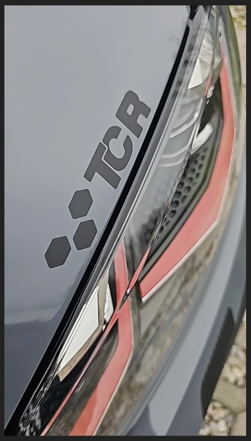 TCR Left And Right Vinyl Tuning Sticker For Car Side Decor Decal ...