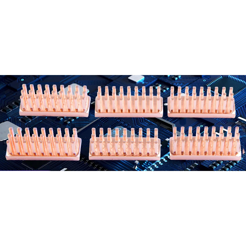 8PCS Mini High Power Pin Column Pure Copper Heatsink DIY Heat Sink ...