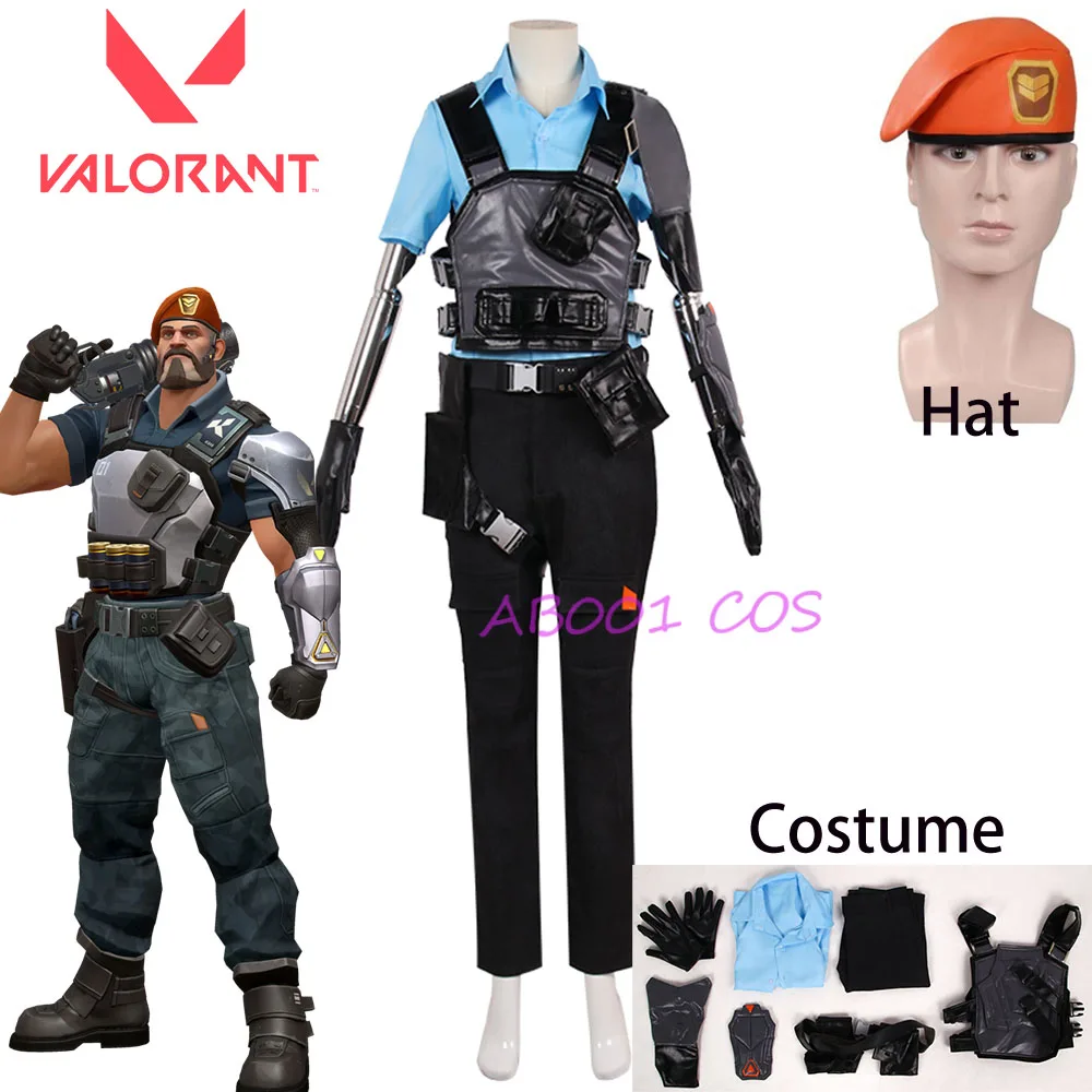 Game-VALORANT-Brimstone-Cosplay-Costume-Outfits-Halloween-Carnival-Suit ...