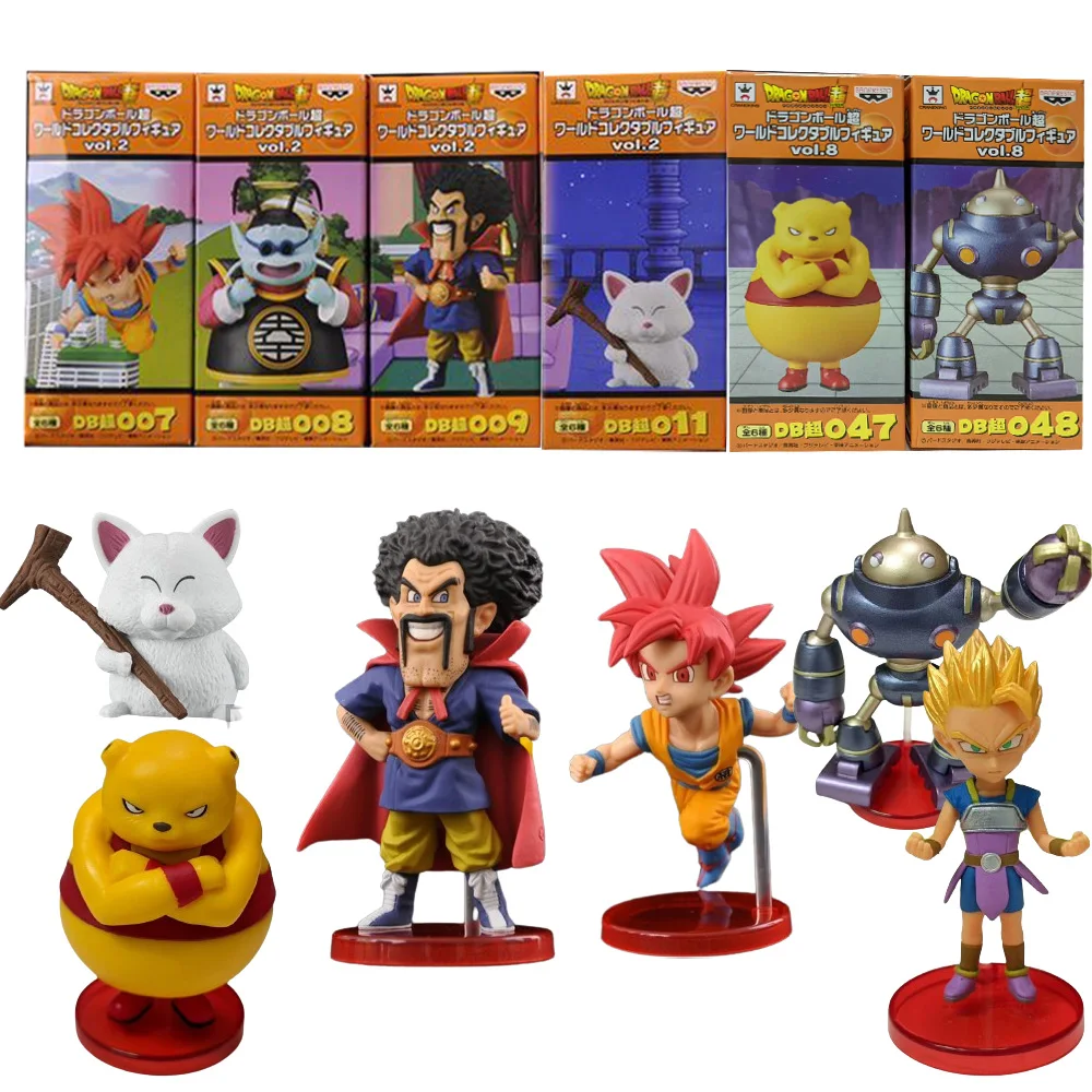 6Pcs/1Set Anime Dragon Ball Super Vol.5 Figure Banpresto WCF Series Son ...