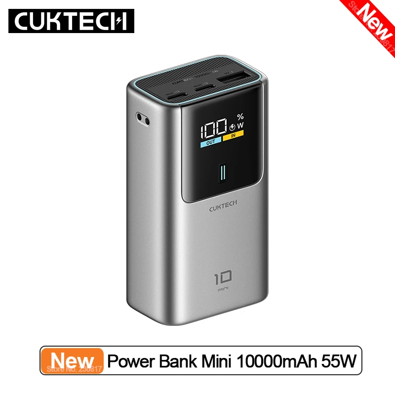 2025 CUKTECH No.10 Power Bank Mini 10000mAh 55W MAX PB1055 Portable ...