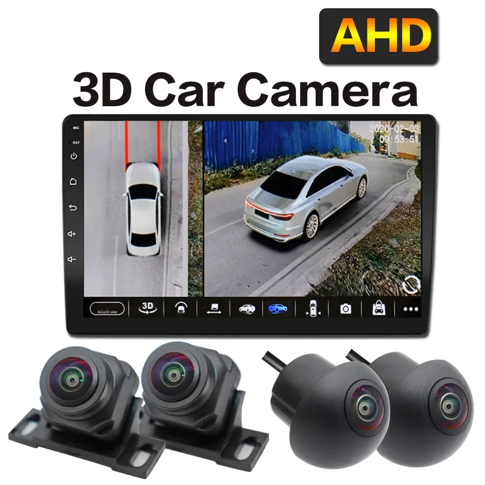 For-Car-Android-Radio-360-Panoramic-Camera-HD-Rear-Front-Left-Right-360 ...