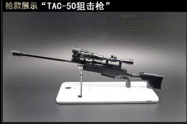 1/6 Scale MINI Toys MK14 SVD DSR-1 Sniper Rifle TAC-50 M46 4D Assembly ...
