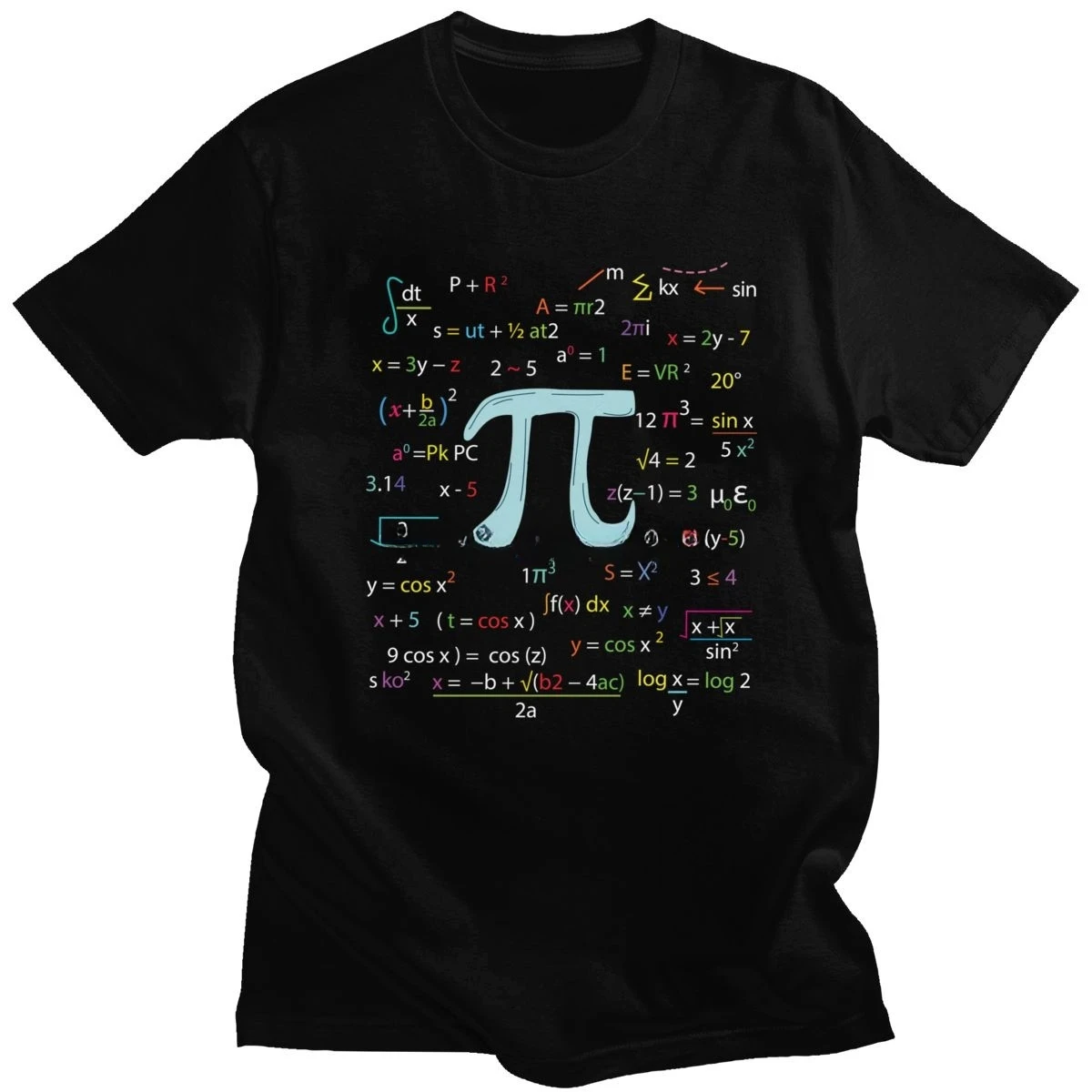 Funny Casual Algebra Math Lover Tee Shirt Clothing Trendy Mens Pi ...