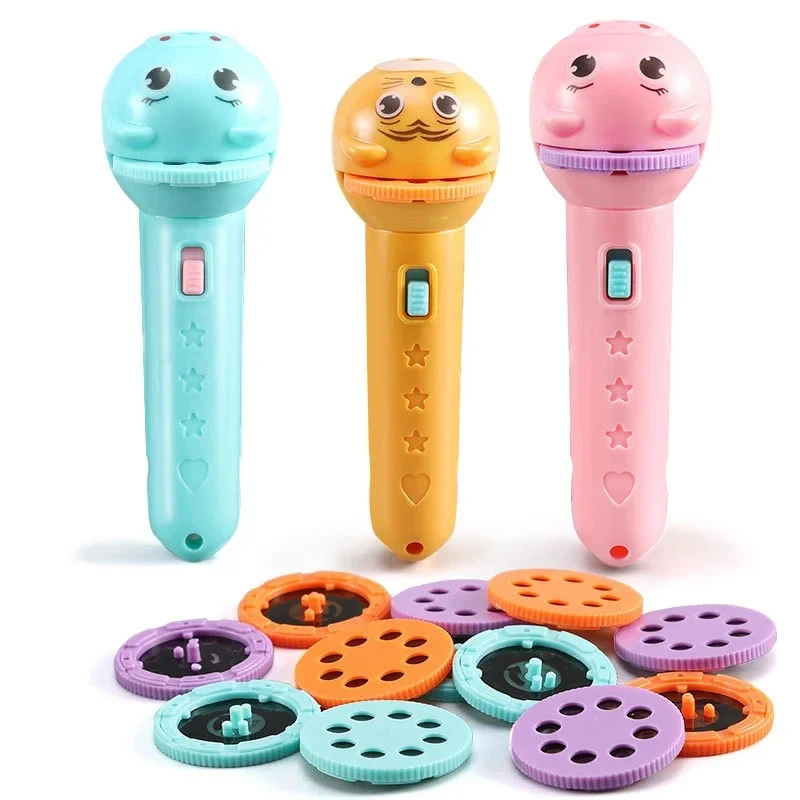 5pcs-Different-Theme-Card-Flashlights-Early-Childhood-Education-Cartoon ...