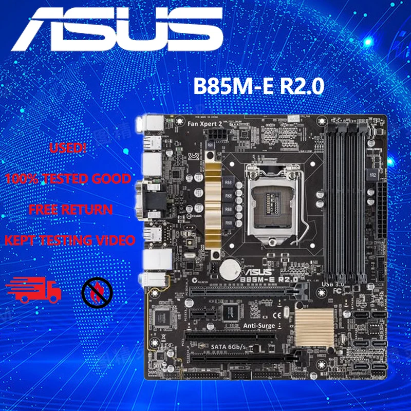 ASUS-B85M-E-R2-0-DESKTOP-COMPUTER-MOTHERBOARD-1150-SOCKET-DDR3-M-ATX ...