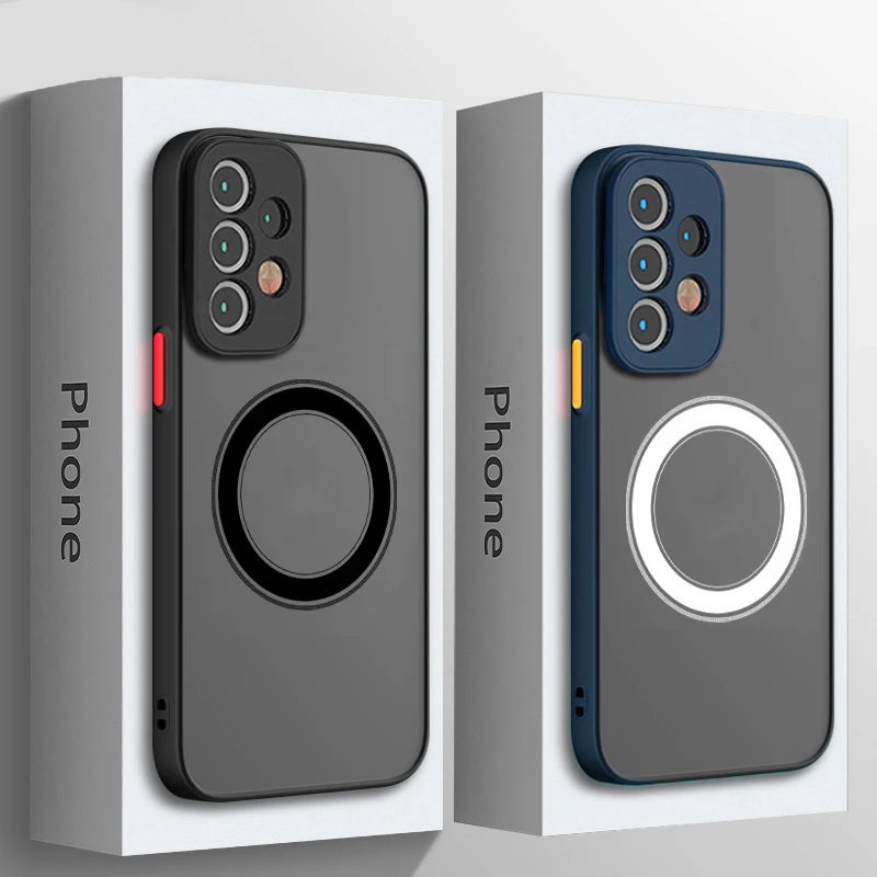 Magsafe Magnetic Wireless Charge Case For Samsung Galaxy A53 A52 A52S A12 A13 A51 A71 A32 A33 ...