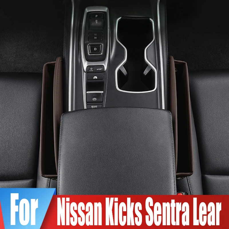 Car-Seat-Crevice-Storage-Pocket-Box-For-Nissan-Kicks-P15-Sentra-B17 ...