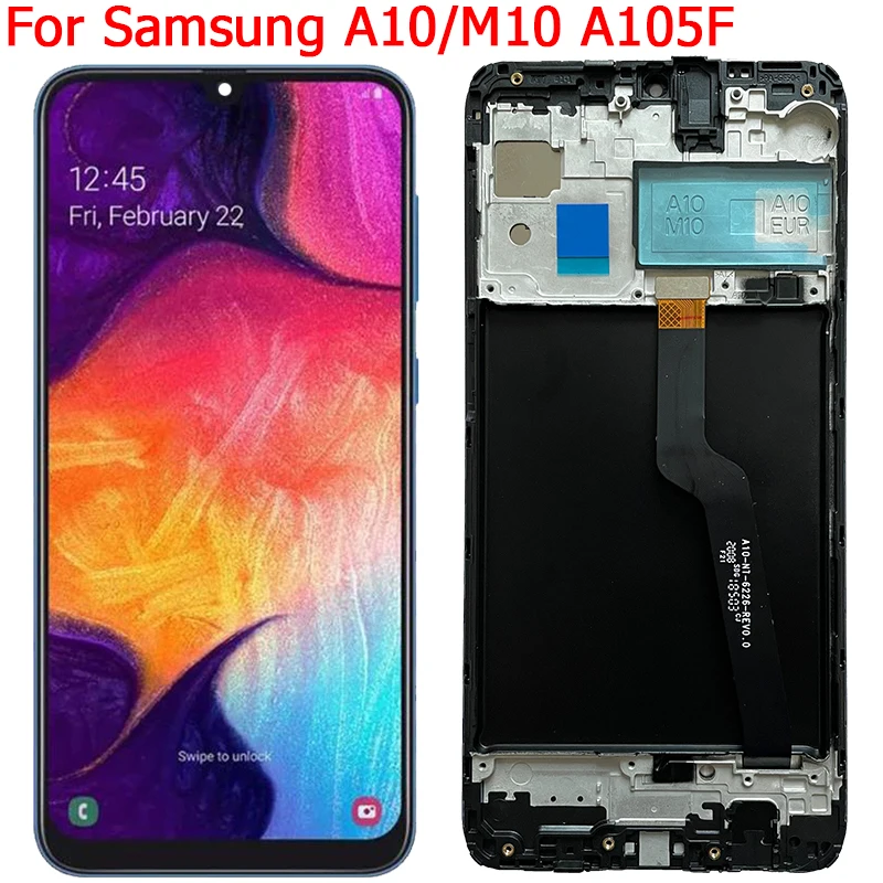 Original-For-Samsung-Galaxy-A10-M10-Display-LCD-Screen-With-Frame-6-2 ...