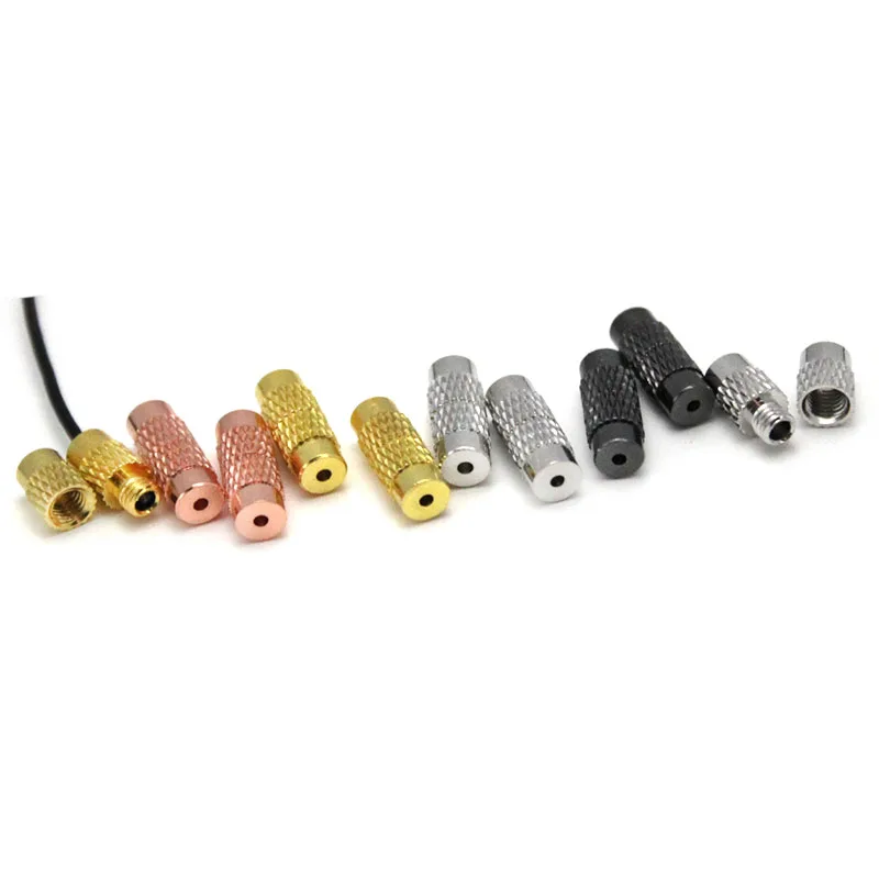 20-50PCS Brass Screw Clasps Barrel Closures Lock Clasp For DIY Bracelet ...