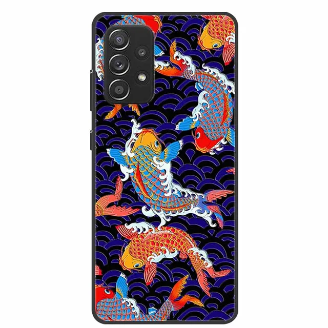 For Samsung Galaxy A52s 5G Case 3D Flower Emboss Soft Silicone Phone ...