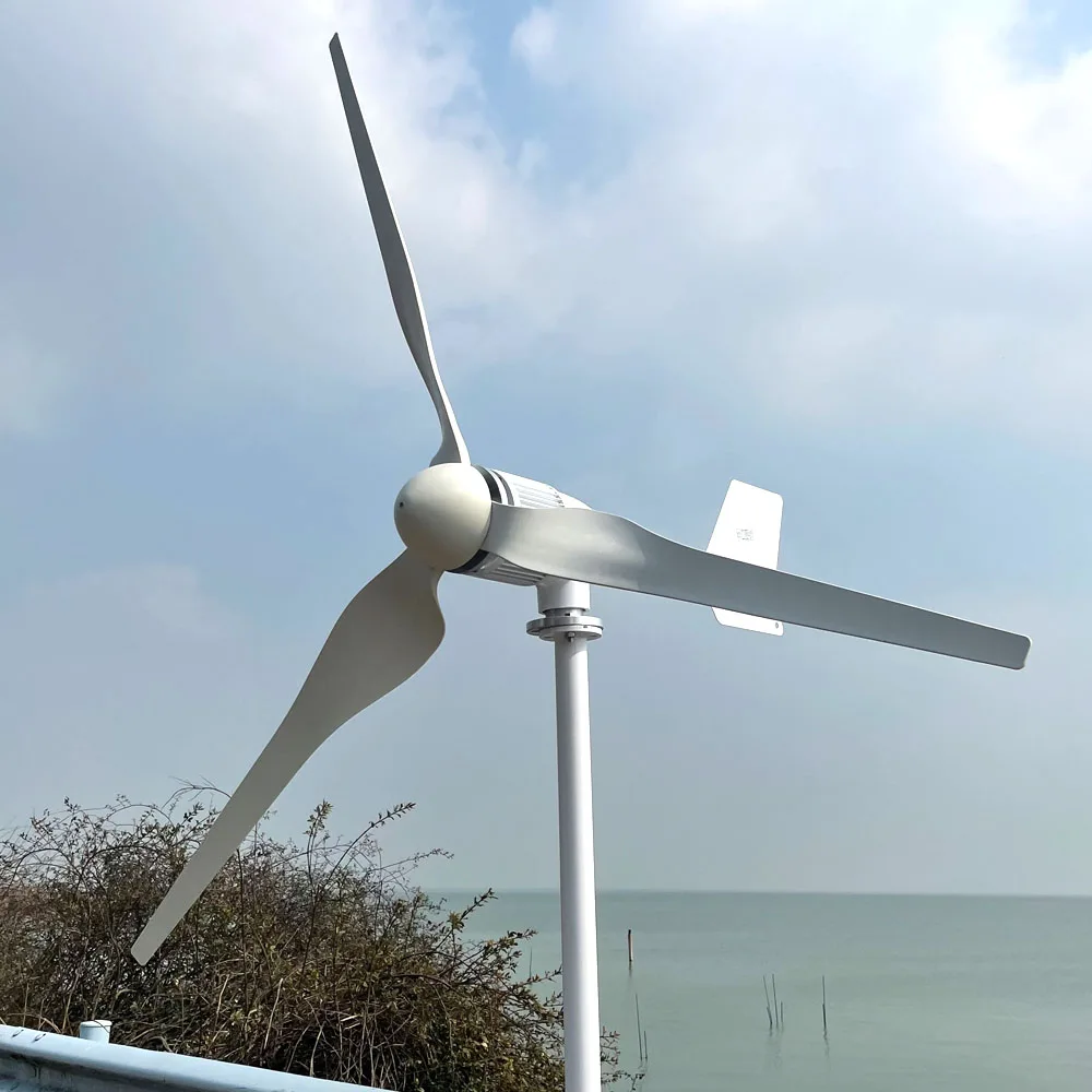 Horizontal-Wind-Turbine-Generator-Windmill-10000W-24V-48V-96V-With ...