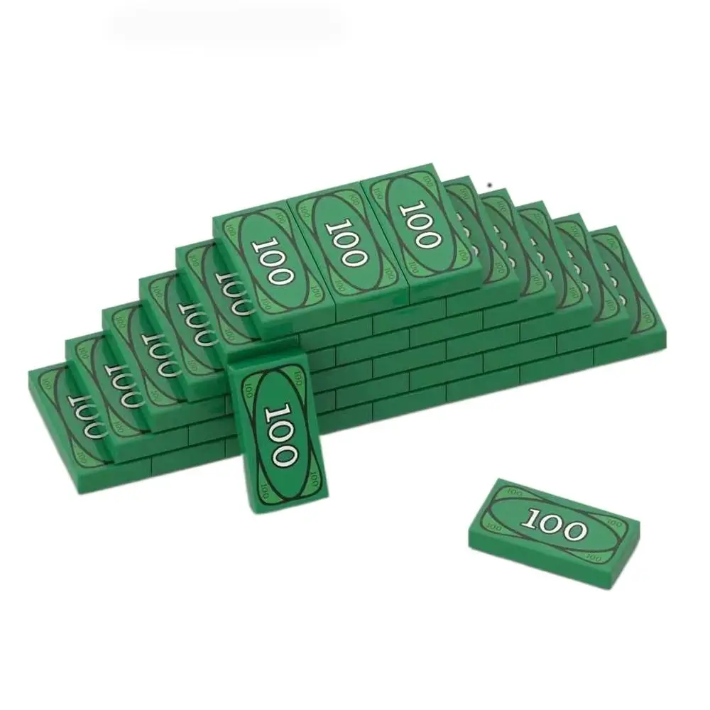 20pcs Millionaire Building Blocks Toys Dollar USD Green Small Pellet ...