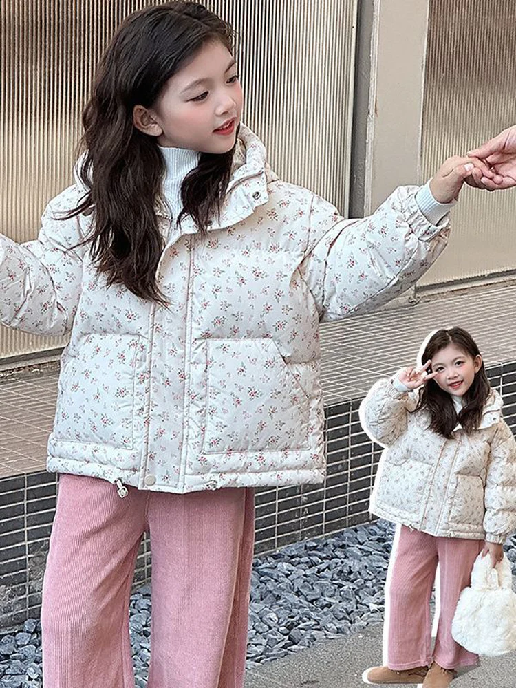 Fashion-Baby-Girls-Winter-Clothes-Thick-Warm-Floral-Cotton-Kids-Coat ...