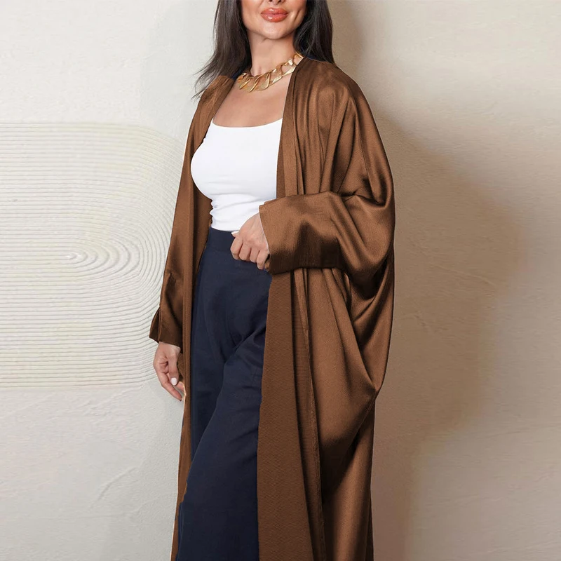 Kimono-Abayas-Women-Modest-Muslim-Moroccan-Dubai-Fashion-Casual-Open ...