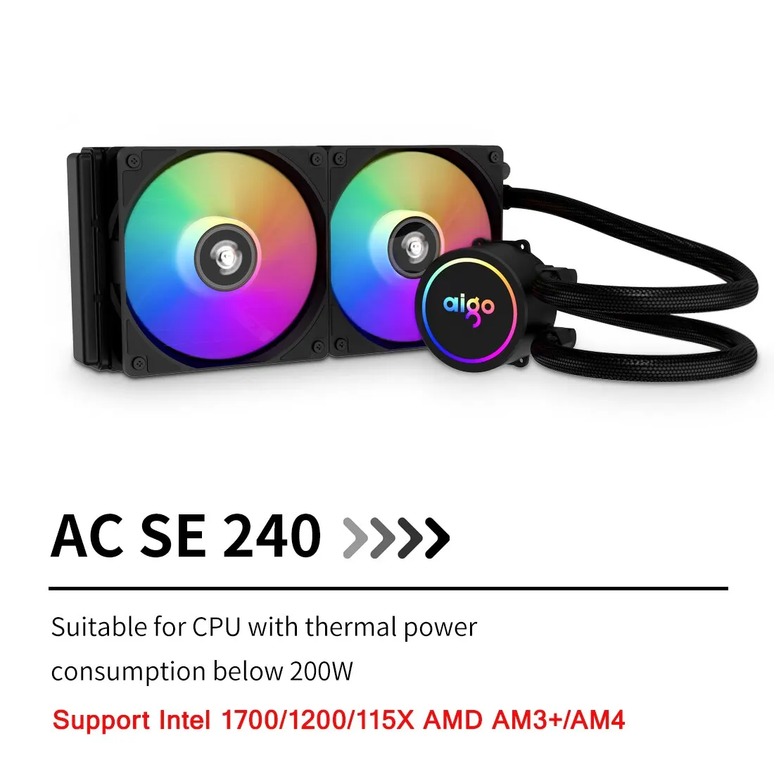 Aigo-Water-Cooler-CPU-Cooling-Computer-RGB-Water-Cooling-Heatsink ...