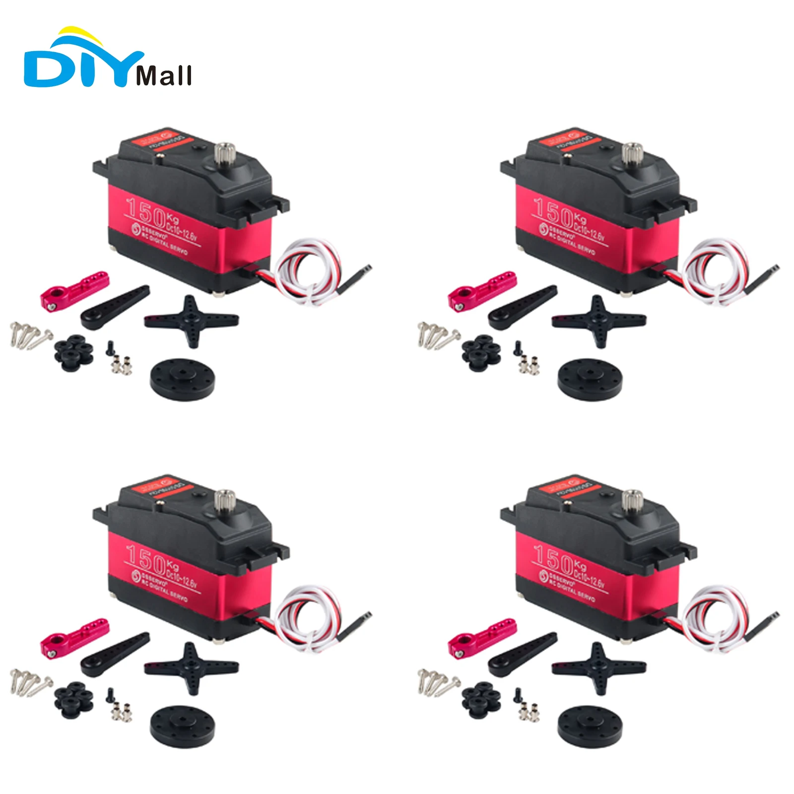 150KG-12V-DS51150-Digital-Servo-Full-Metal-Gear-Waterproof-IP66-RC ...