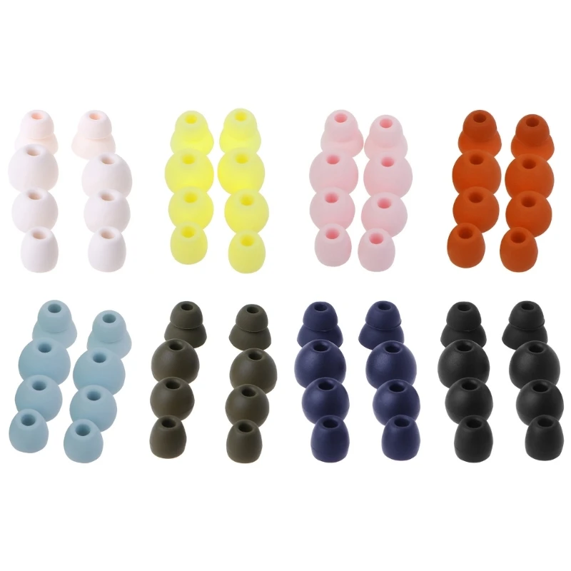 New-4Pairs-Soft-Silicone-Ear-Pads-Earphone-Eartips-Suit-for-90-In-ear ...