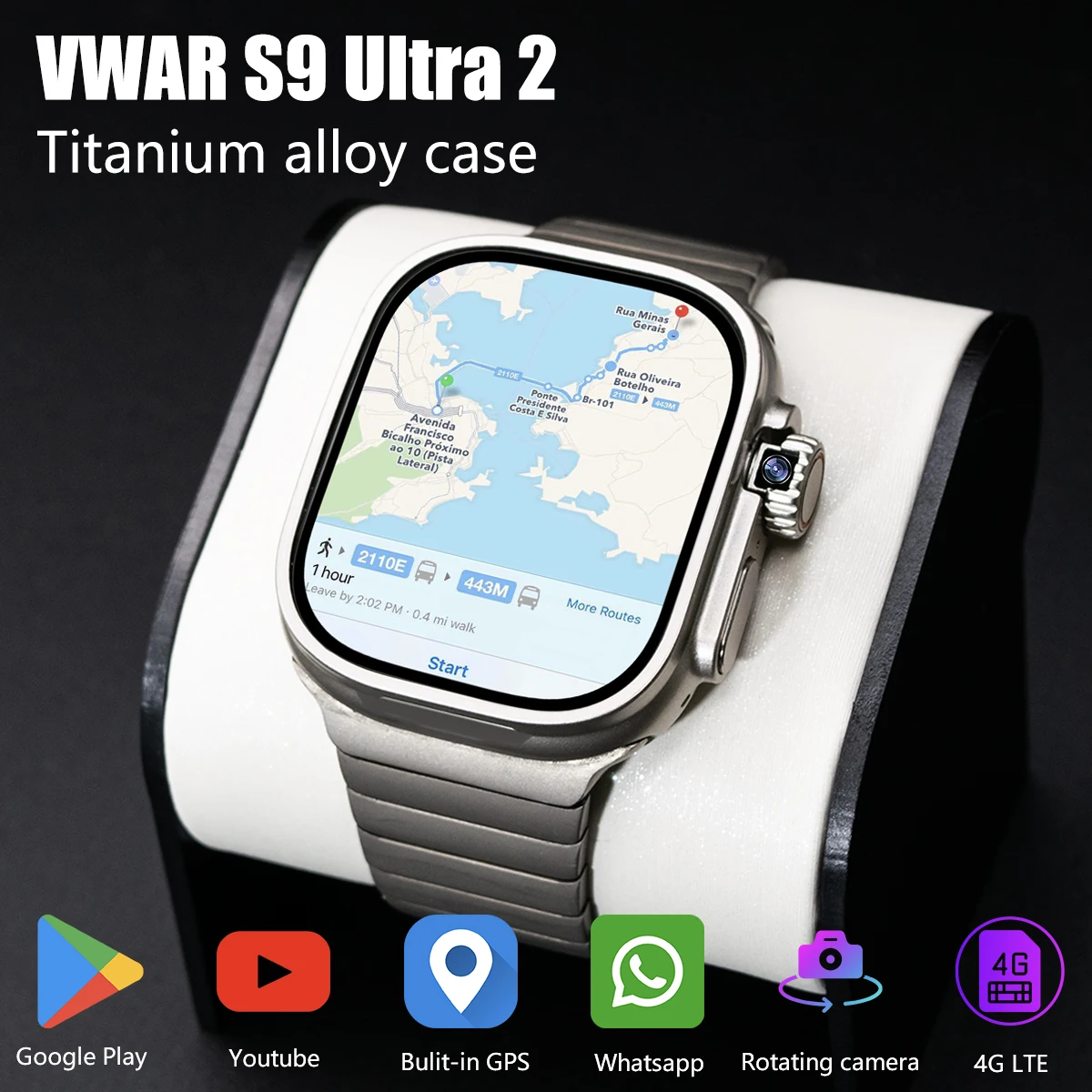 Vwar-S9-Ultra-2-Rel-gio-Inteligente-Premium-Masculino-sistema-Android ...
