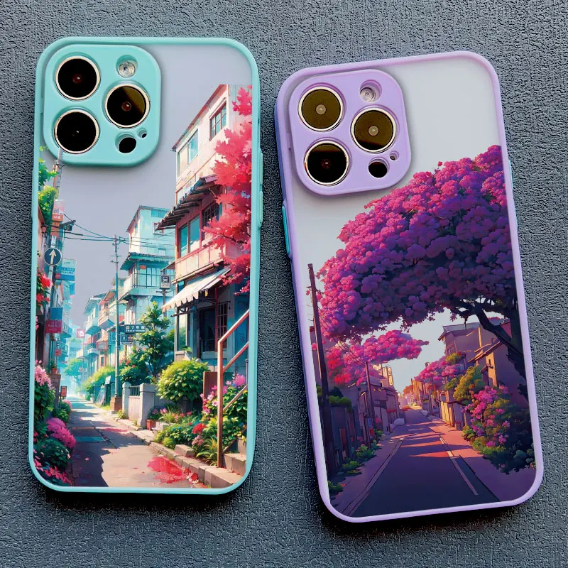 Japanese-Aesthetic-Tokyo-City-Street-Scenery-Phone-Case-For-iPhone-13 ...