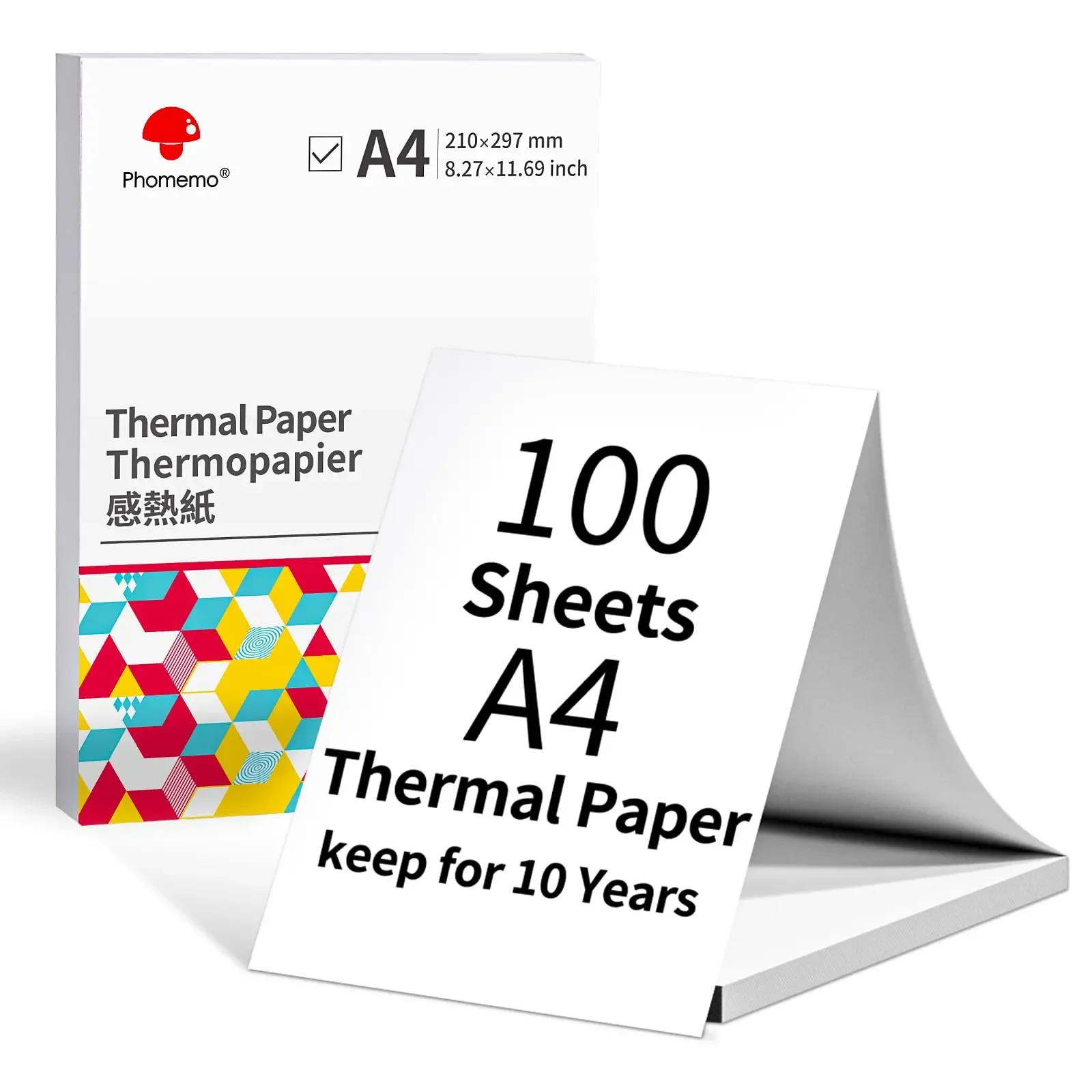 Phomemo-Papier-Thermique-A4-pour-Imprimante-M08F-M832-M834-M835 ...